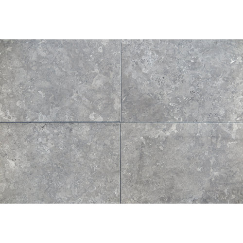 Stone & Tile Shoppe, Inc. Sicilian Grey Polished 18" x 18" Marble Stone Look Wall & Floor Tile ...
